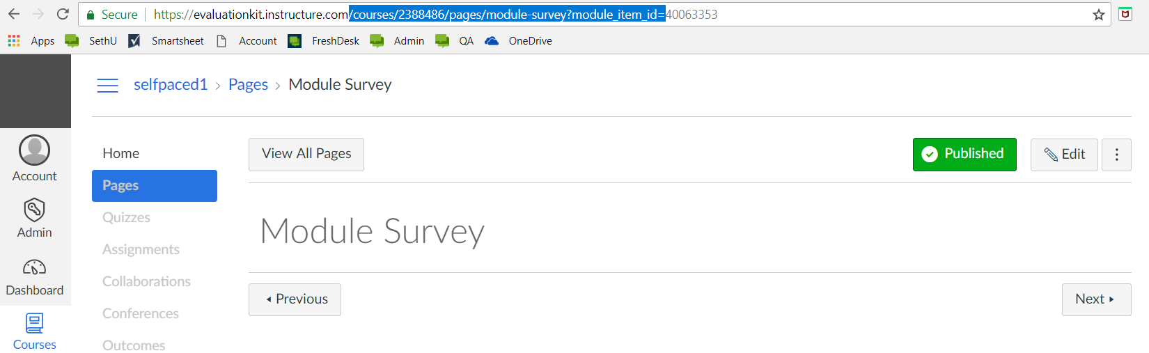 Survey Notifications for Self Paced Courses In Canvas – Course ...