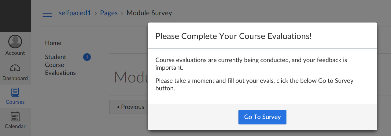 Survey Notifications for Self Paced Courses In Canvas – Course ...